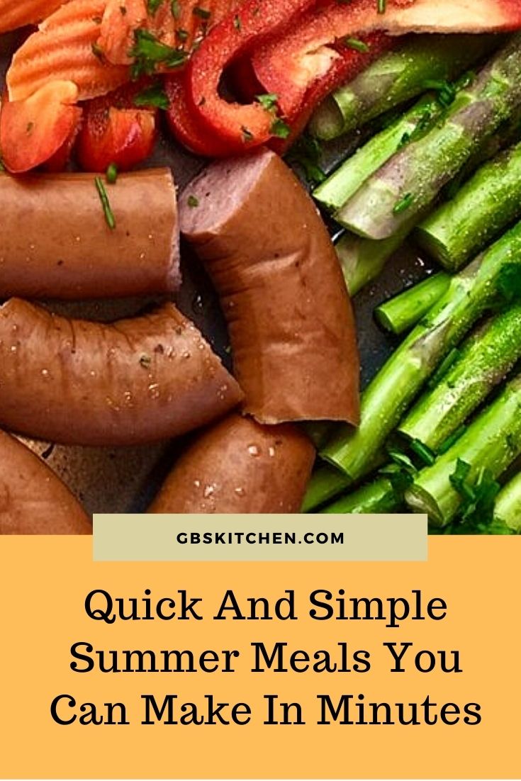 Quick And Simple Summer Meals You Can Make In Minutes | GB's Kitchen